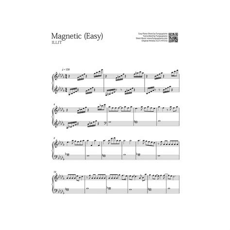 Illit Magnetic Piano Sheet Music Illit Funguypiano