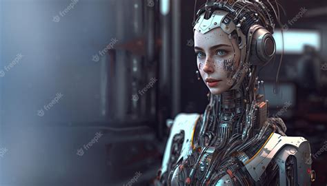 Premium Photo Robotic Assistant Illustration By Generative Ai