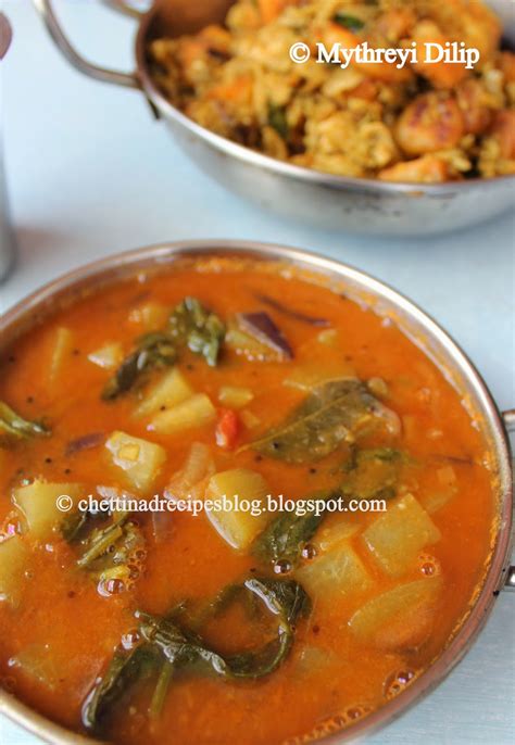 Chow Chow Sambar Chettinad Recipes