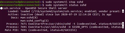 how to install and enable ssh server on ubuntu 20 04 devconnected
