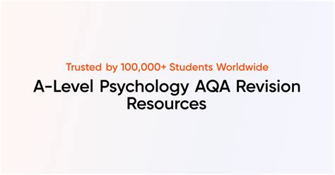 A Level Psychology Aqa Resources Tutorchase