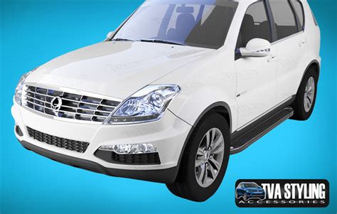 Ssangyong Rexton Side Steps Sapphire Black 2012 On