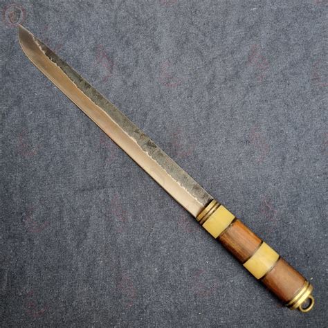 Long Seax With Brass Scabbard