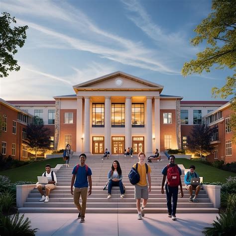 Free School Building Educational Institution Premium Ai Generated Image