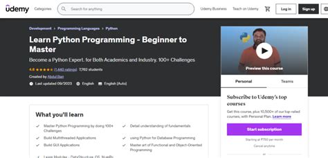 7 best and free udemy python courses in 2025 [january]