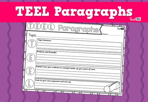 Teel Paragraphs Teacher Resources And Classroom Games Teach This