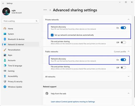 Исправить обнаружение сети отключено в Windows 11