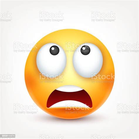 Smileysad Emoticon Yellow Face With Emotions Facial Expression 3d