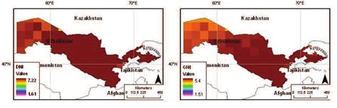 Direct Normal Solar Insolation And Global Horizontal Sola Irradiance In