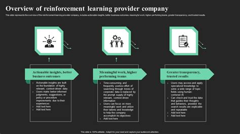 Overview Of Reinforcement Learning Provider Company Ppt Inspiration Mockup