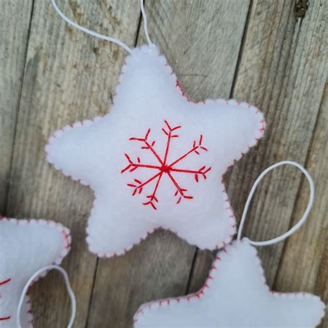 Felt Nordic Ornaments Etsy