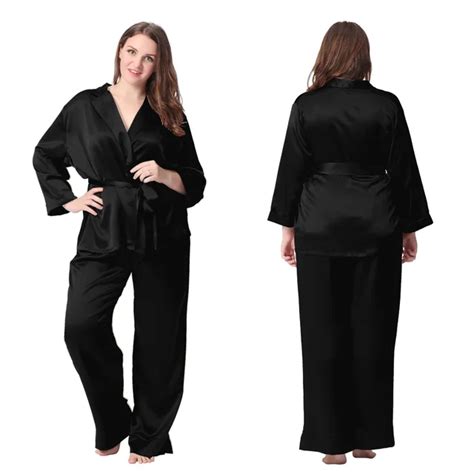 Lilysilk 100 Silk Pajamas Set Women Plus Size 22 Momme Long Sleeve