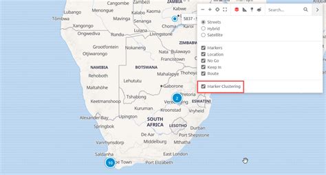 Can I Enable Or Disable Asset Clustering Radius Telematics