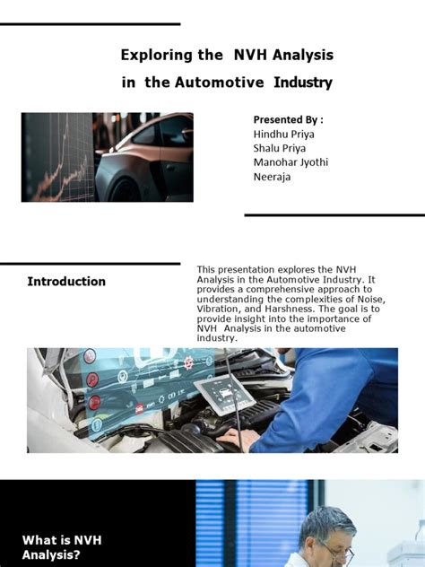 Exploring The Nvh Analysis In The Automotive Industry Presented By Pdf Vehicles Engineering