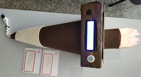 The Magic Torch Prototype With Two Smart Cards For The Gaming Question