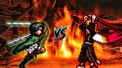 Levi New VS Rengoku V4 In Jump Force Mugen YouTube