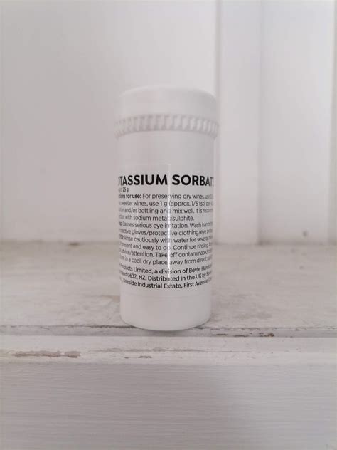 Potassium Sorbate 25g Waterintobeer