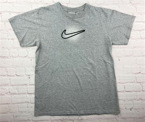 Vintage Nike Swoosh Logo T Shirt Etsy