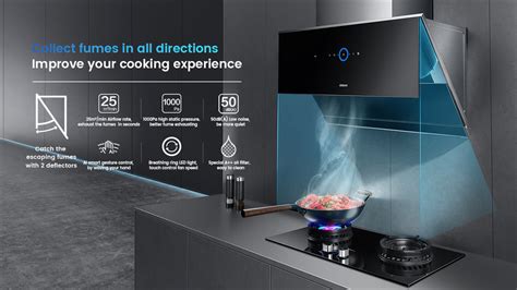 Robam Side Suction Rangehood Ultra Quiet Design Cxw 260 A675s