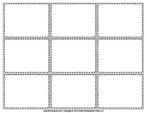 Free Printable 3x5 Index Card Template