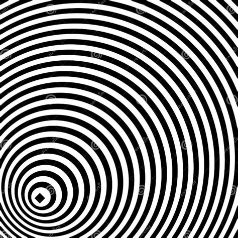 Abstract Geometric Concentric Rings Pattern Circle Lines Textured