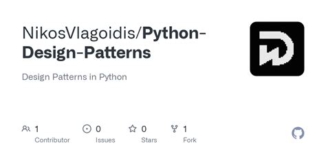 Github Nikosvlagoidispython Design Patterns Design Patterns In Python