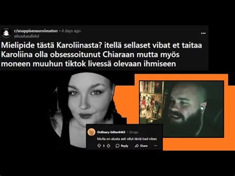 Karoliina teki vissiin jotain väärin en oikeesti enää muista YouTube