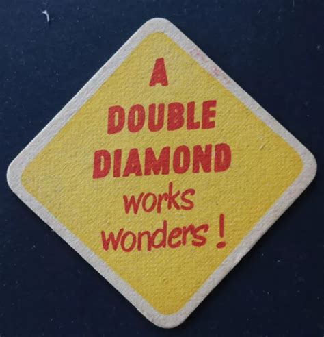 SOUS BOCK BIÈRE DOUBLE DIAMOND coaster beermat Bierdeckel 12 EUR 2 50