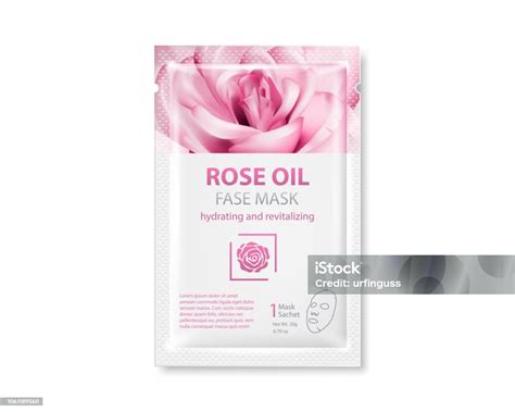 벡터 현실적인 패키지 얼굴 마스크 흰색 배경에 고립에 대 한 일회용 향 주머니 얼굴 관리 피부 치료 화장품 제품 Coq10에 대한 스톡 벡터 아트 및 기타 이미지 Istock