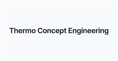Thermo Concept Engineering