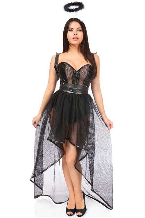 Plus Size Gothic Red Riding Hood Costume Spicy Lingerie