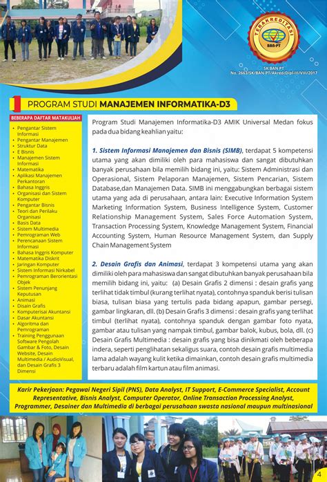 Manajemen Informatika Amik Universal