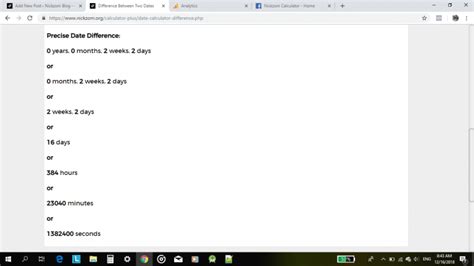 How To Calculate The Difference Between Two Dates Nickzom Calculator