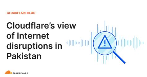 Cloudflares View Of Internet Disruptions In Pakistan