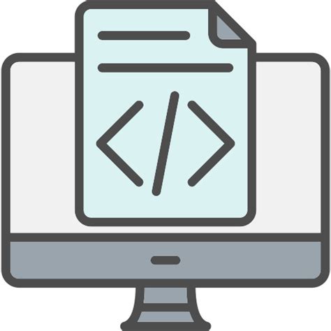 File Extension Generic Outline Color Icon