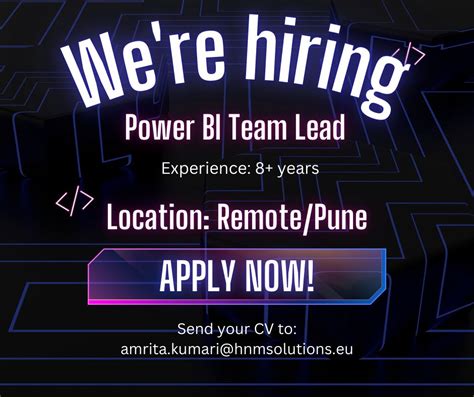 Amrita Kumari On Linkedin Jobseekers Note Requirements Powerbideveloper Powerbi