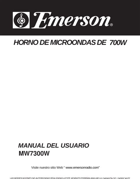 Emerson Mw7300w Om Es File