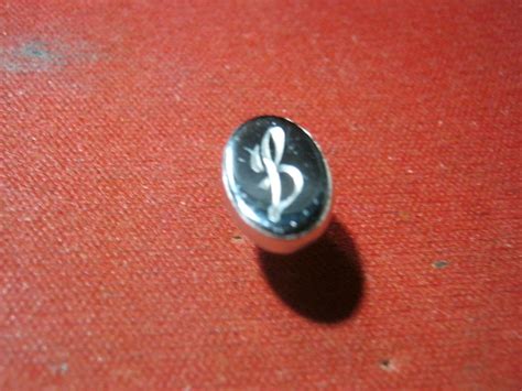 Vintage Oval With Anagram B Lapel Pin Or Tie Tac Antiques Board