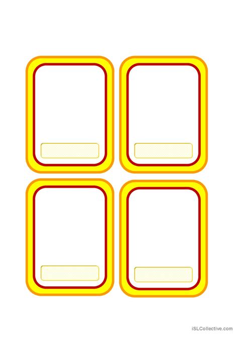 Шаблоны для словаря в картинках English Esl Worksheets Pdf And Doc