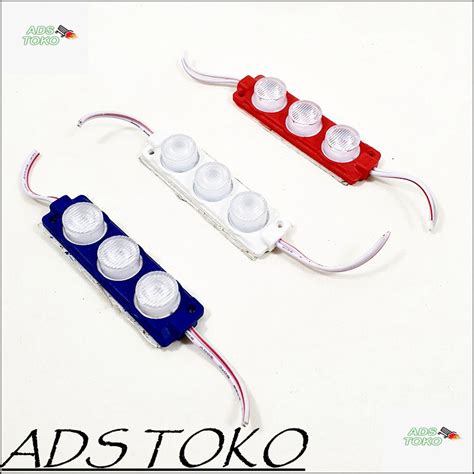Jual Lampu Kolong Led 3 Mata Aneka Warna Biru Merah Dan Putih Pnp Shopee Indonesia