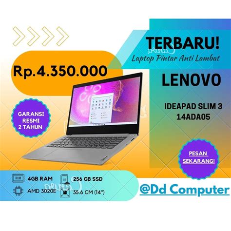 Jual Lenovo Ideapad Slim Shopee Indonesia