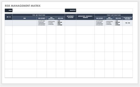 Risk Management Plan Templates Free Word Excel PDF Samples Formats Examples Forms