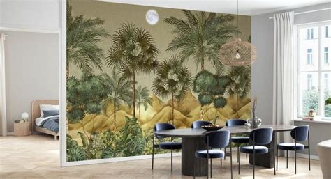 Izolla Wonderful Wall Mural Tropical Wallpaper Modern Wallpaper