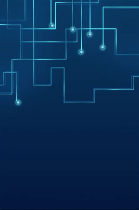Blue Minimalistic Tech Lines Hd Background Wallpaper