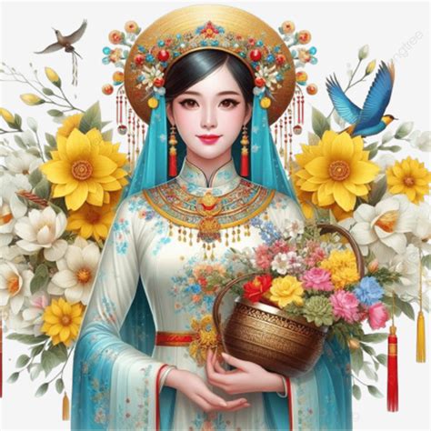 베트남 전통 여성 투명 배경 베트남 전통 여성복 베트남 전통 여성 예술 베트남어 Png 일러스트 및 이미지 에 대한 무료