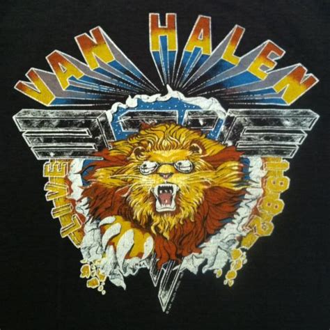 Paper Thin Vintage 1982 Van Halen Diver Down Tour T Shirt Defunkd