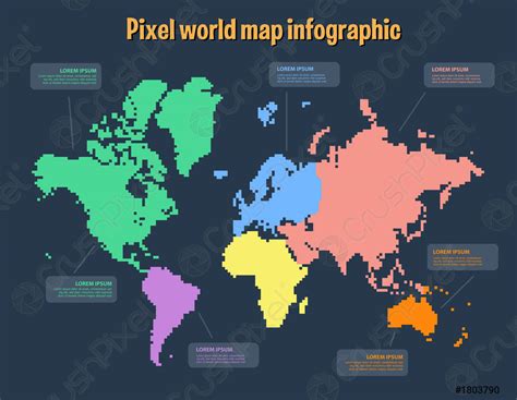 Vector World Map Stock Vector 1803790 Crushpixel