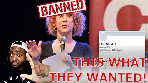 Blue Check Liberals Cry Foul After Elon Musk Suspends Kathy Griffin And
