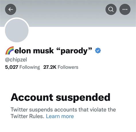 方舟子 On Twitter 马斯克说允许恶搞名人的账户，只要注明“恶搞”即可。有人试着恶搞了一下马斯克，即使注明“恶搞”，也当即被封号
