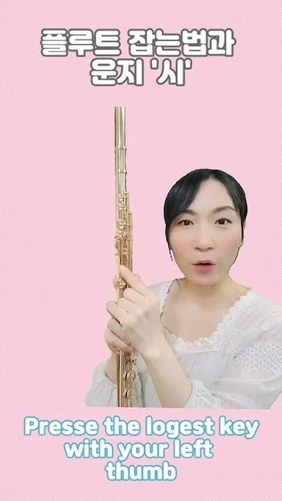 2쉬운 플루트 Shorts 플루트 잡는법 꿀팁 And 플루트 저음 중음 운지 시and 연습방법 Youtube